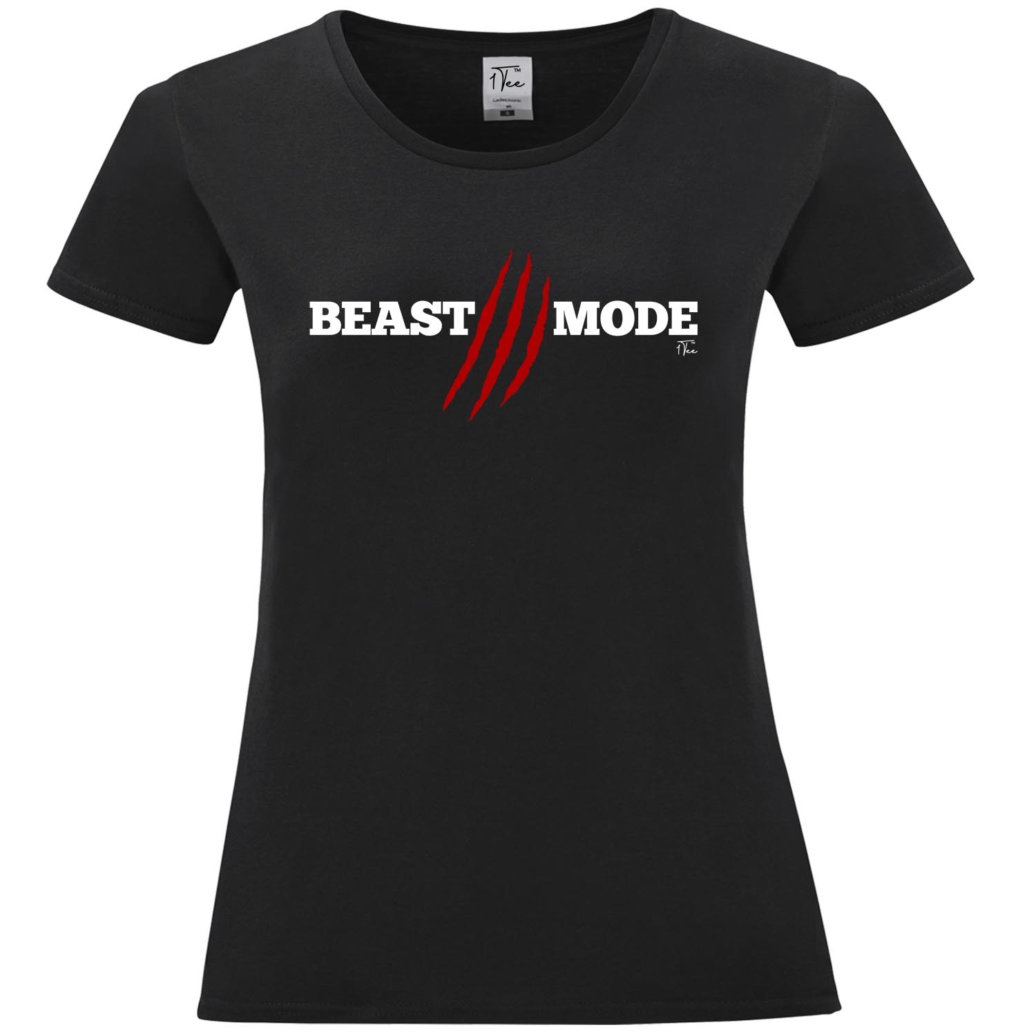 1Tee Womens Beast Mode Claws Fitness T-Shirt | eBay