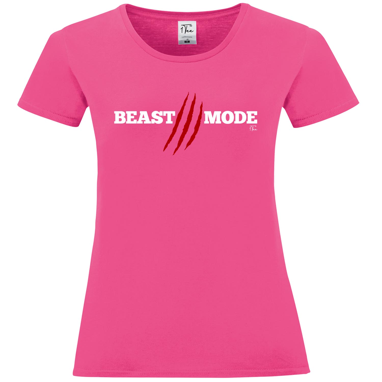 1Tee Womens Beast Mode Claws Fitness T-Shirt | eBay UK