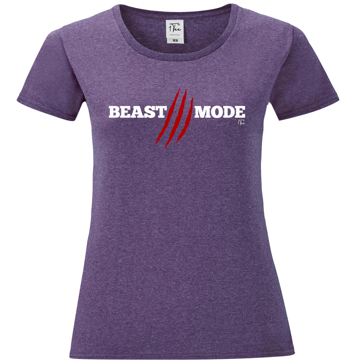 1Tee Womens Beast Mode Claws Fitness T-Shirt | eBay