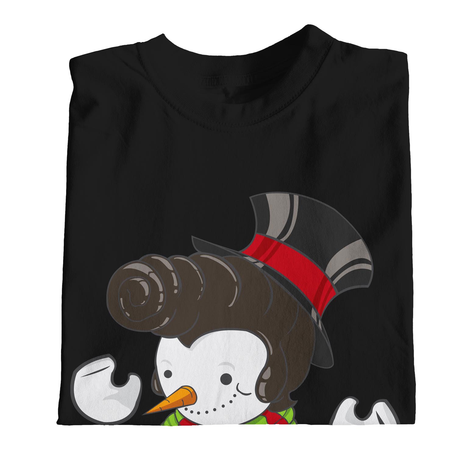 1Tee Womens Snowman With Elvis Presley Hair T-Shirt | eBay