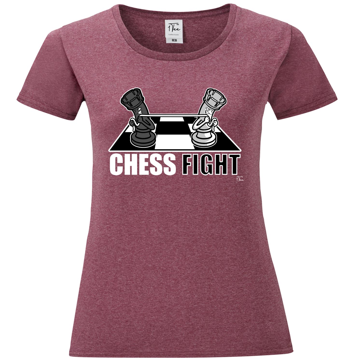 1Tee Womens Chess Fight Tug Of War T-Shirt | eBay UK