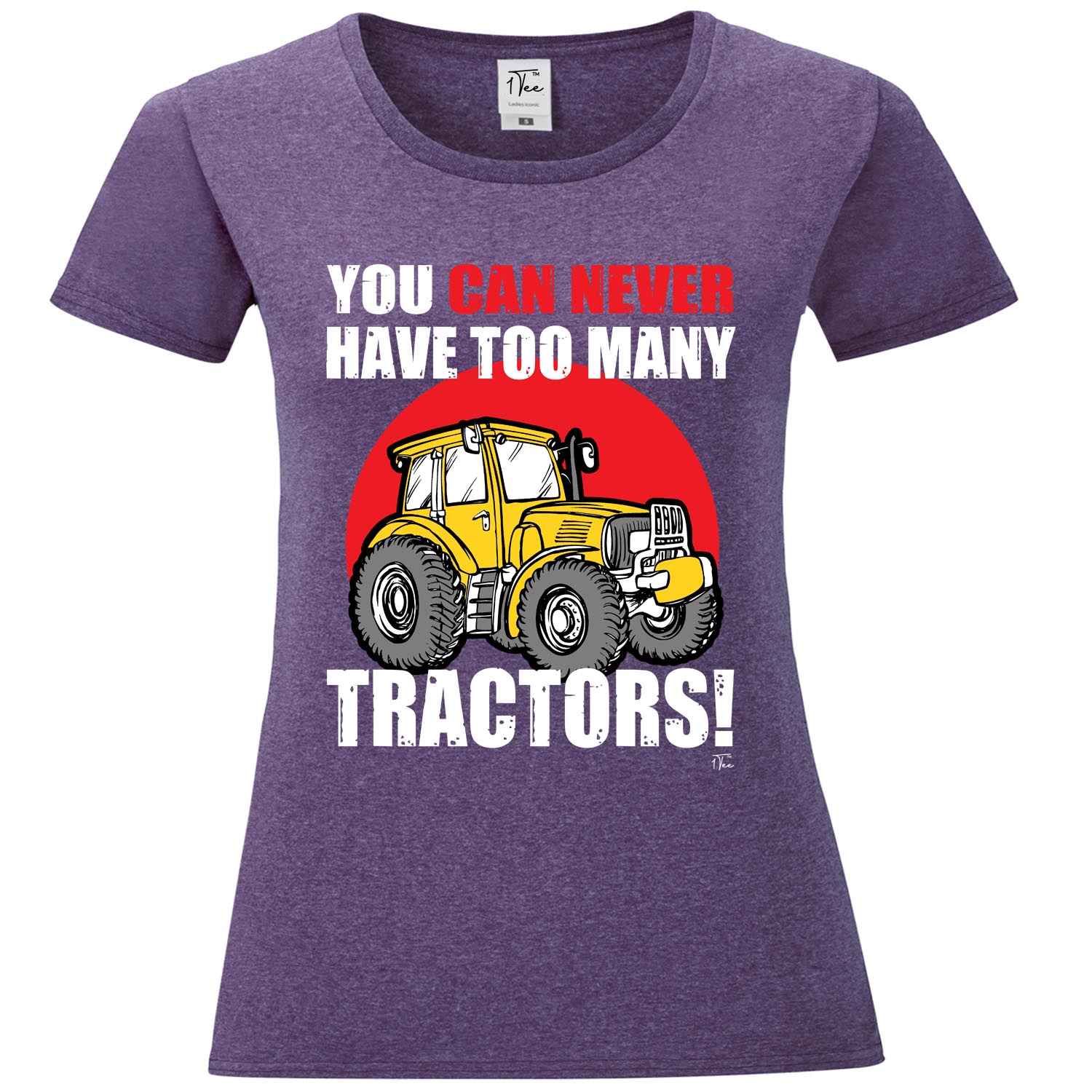 1tee Womens You Can Never Have Too Many Tractors Farming T Shirt Ebay