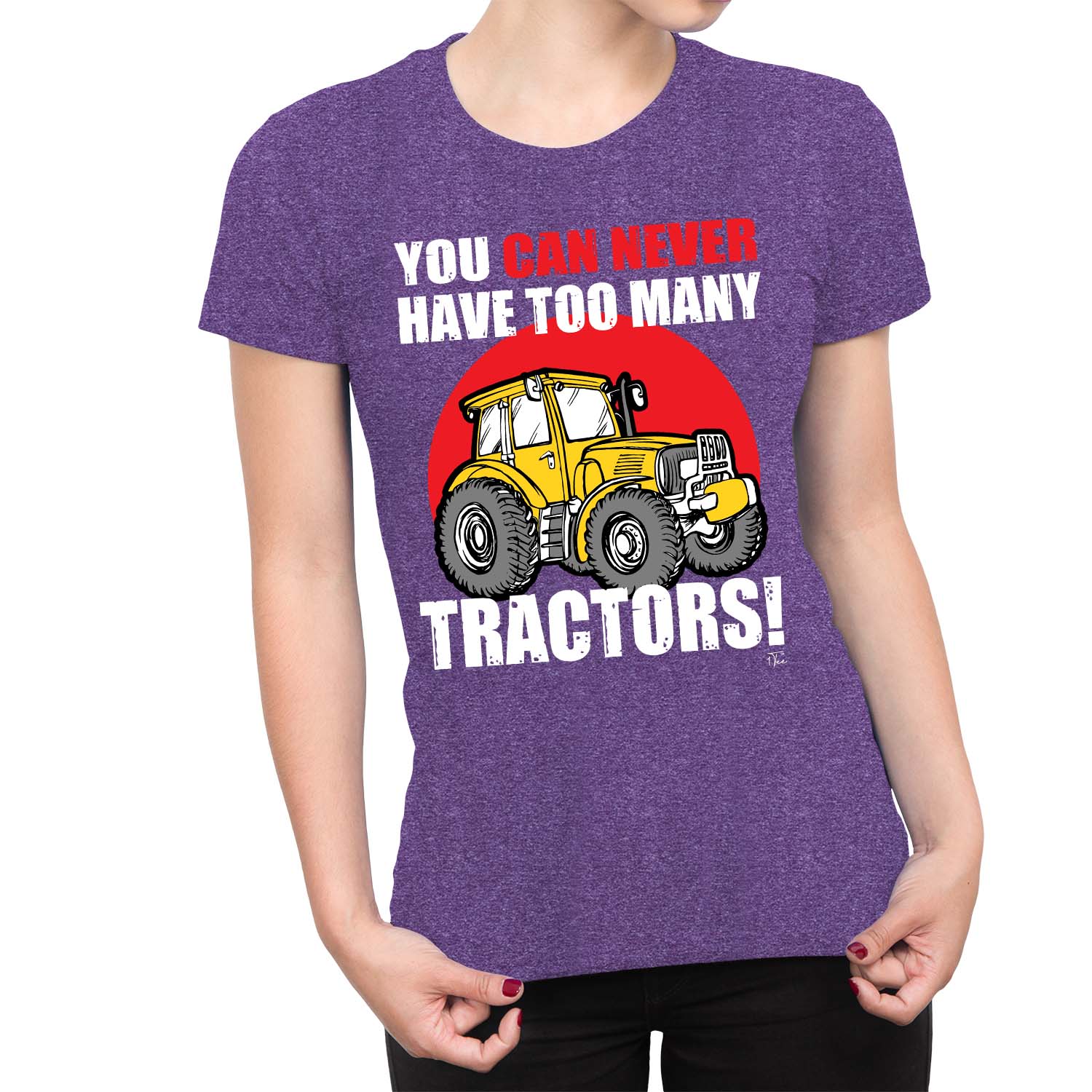 1tee Womens You Can Never Have Too Many Tractors Farming T Shirt Ebay