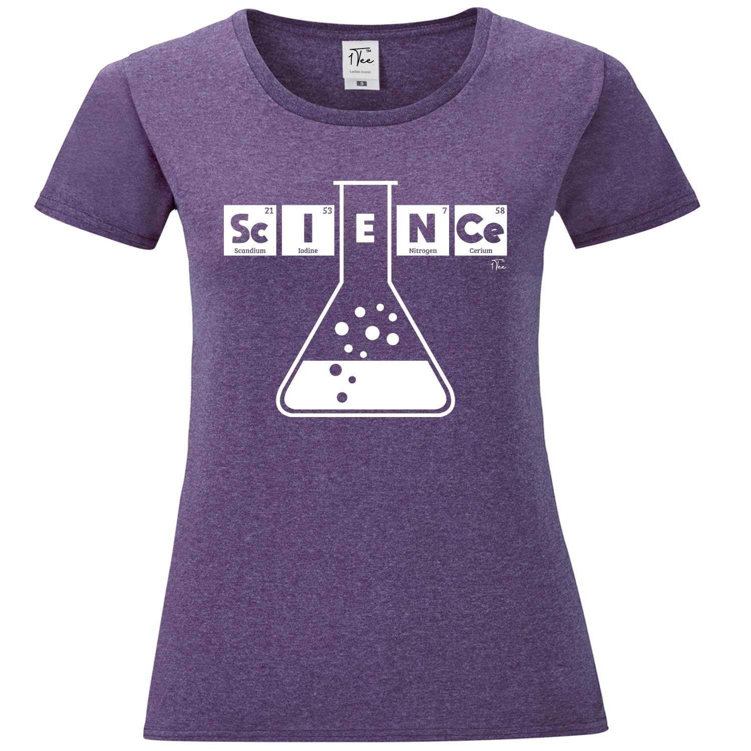 1Tee Womens Science Flask Periodic Table T-Shirt | eBay
