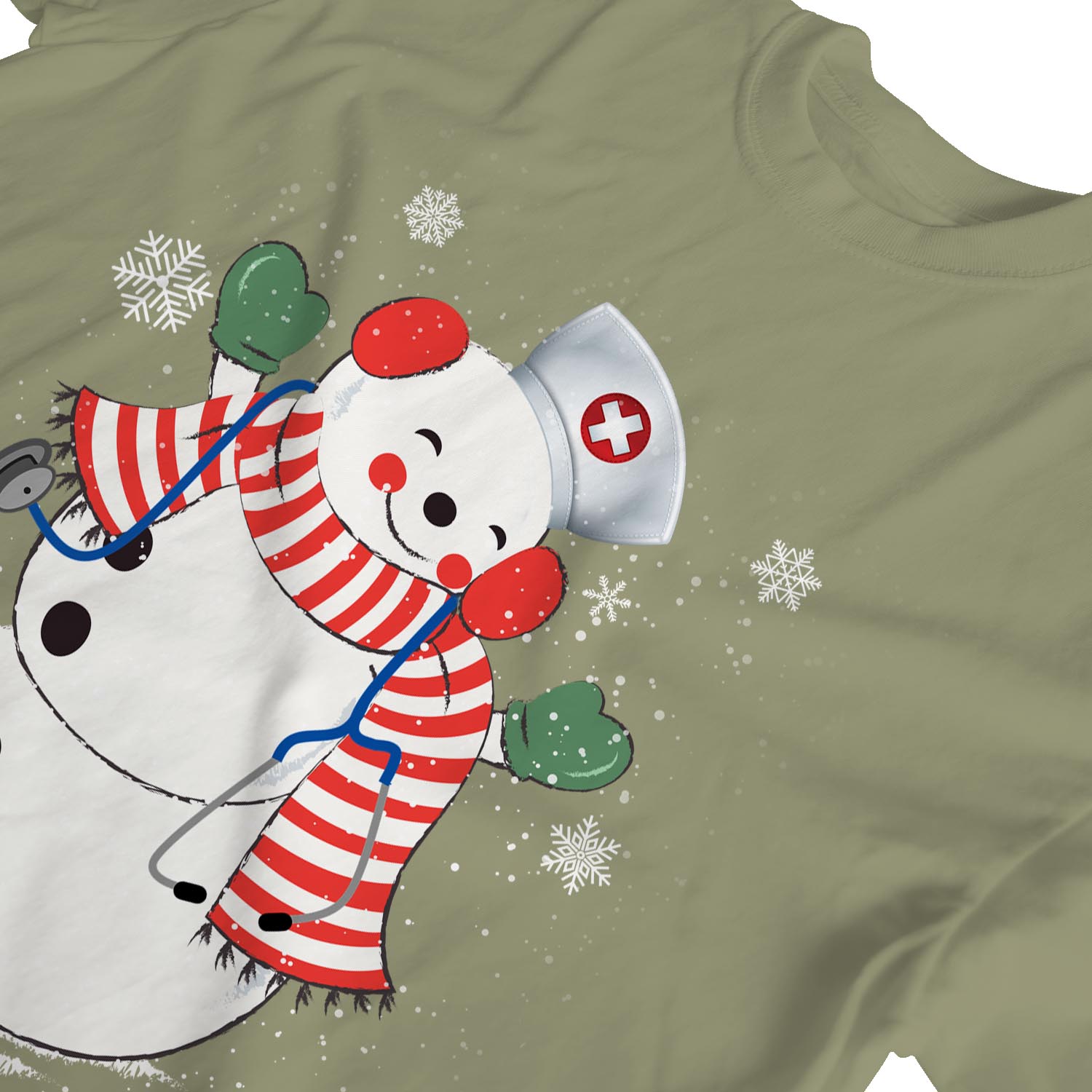 1Tee Womens Doctor Nurse Snowman T-Shirt | eBay